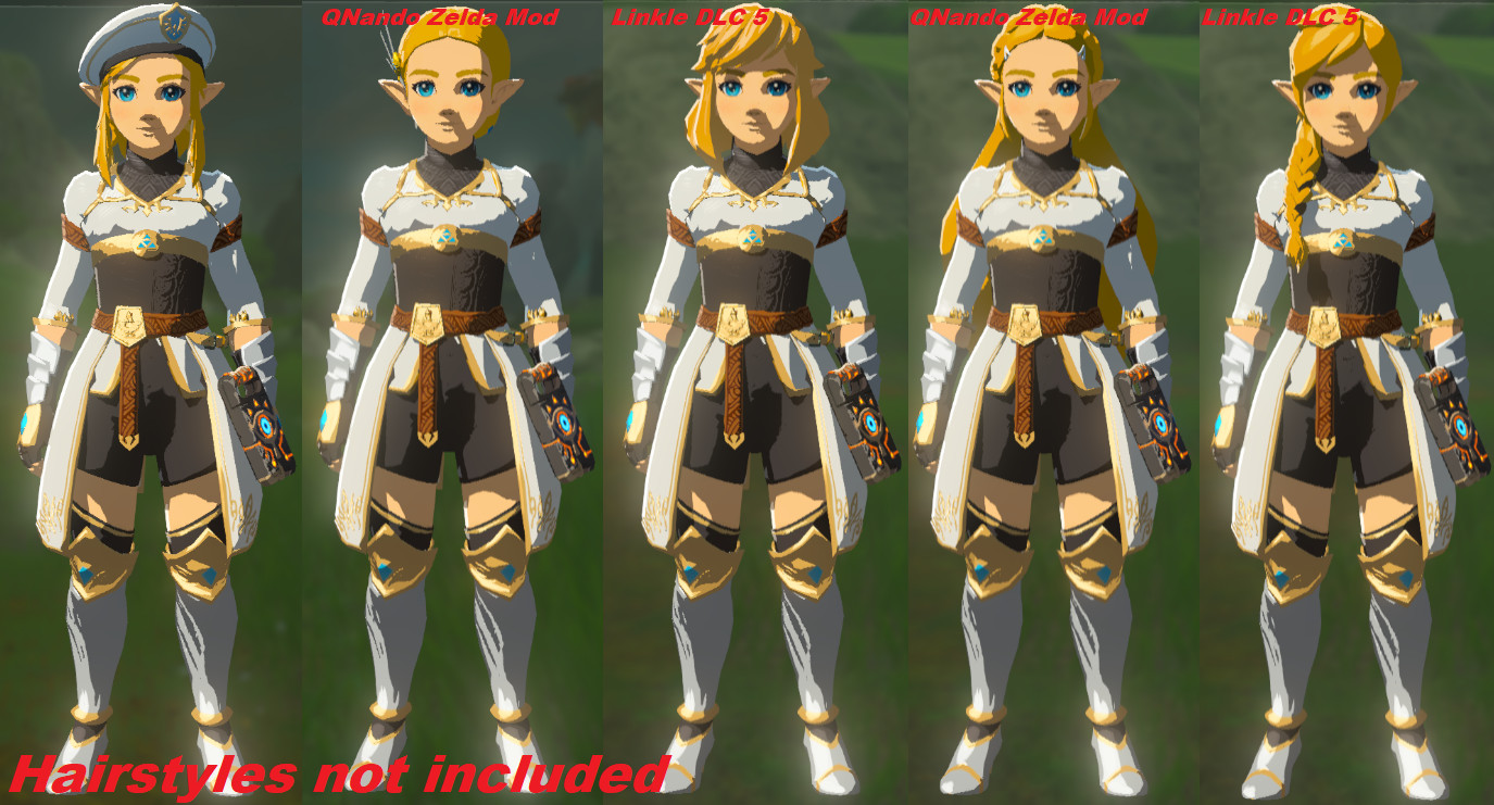 Zelda White Knight Set Mod for The Legend of Zelda: Breath of the Wild ...