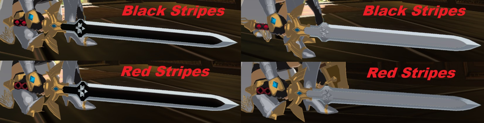 Red Paladin Master Sword Mod for The Legend of Zelda: Breath of the ...