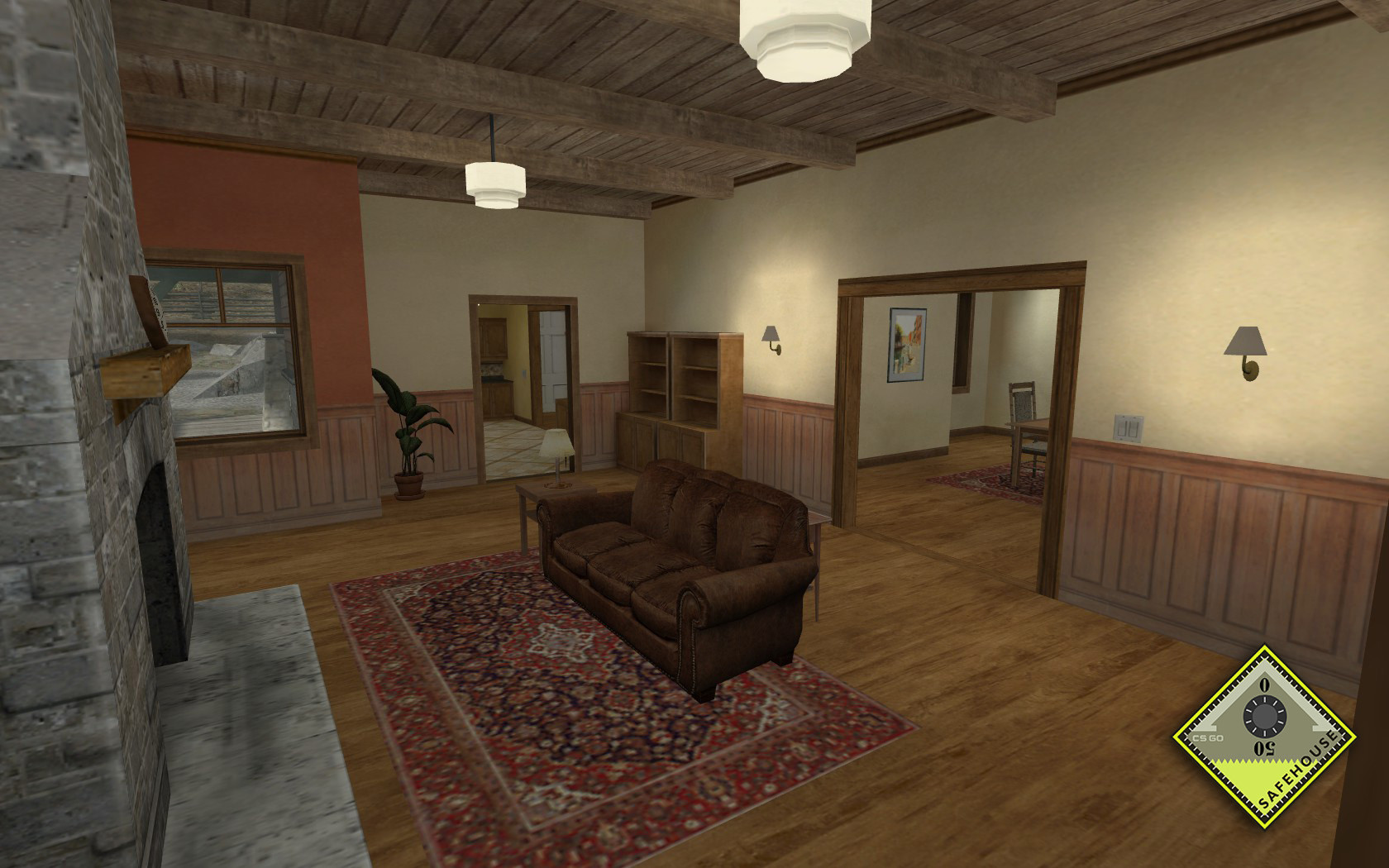 de_safehouse_csgo Mod for Counter-Strike 1.6 | CS1.6 Mods