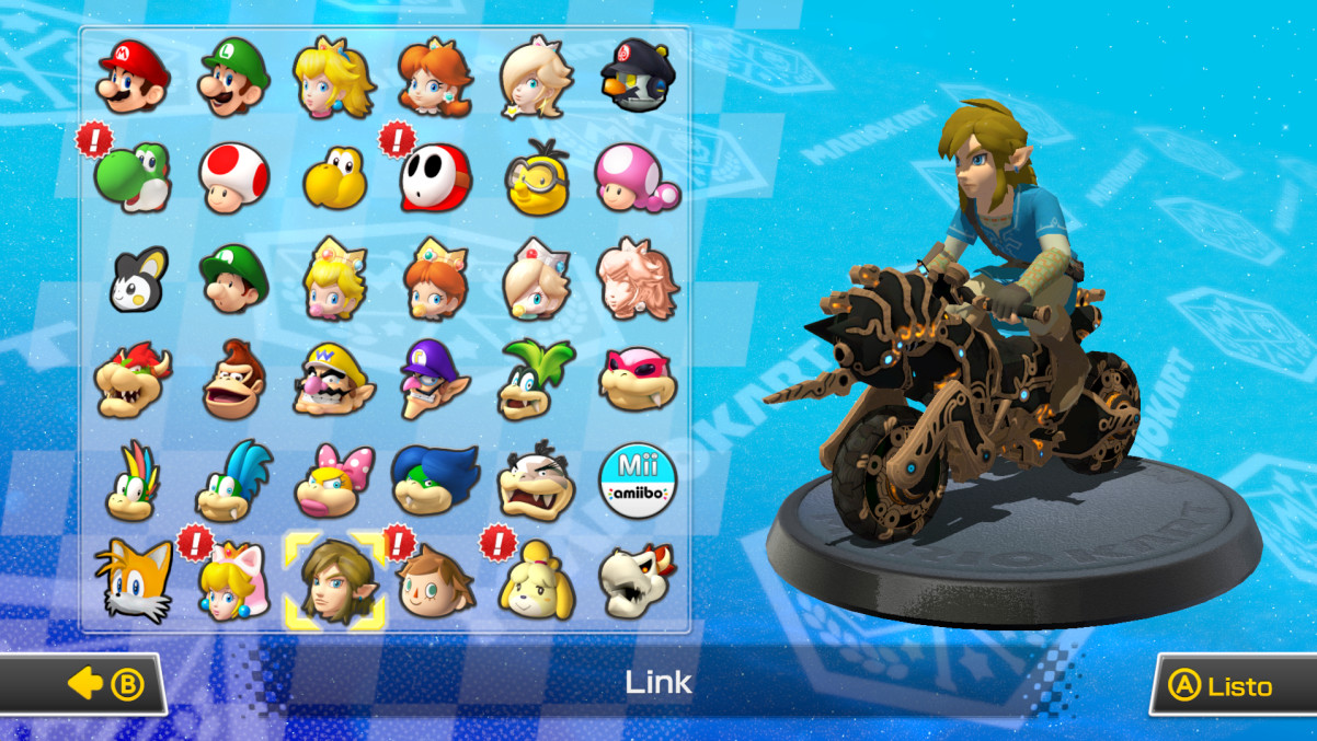 Link (TLOZ: BOTW). Mod for Mario Kart 8 | MK8 Mods