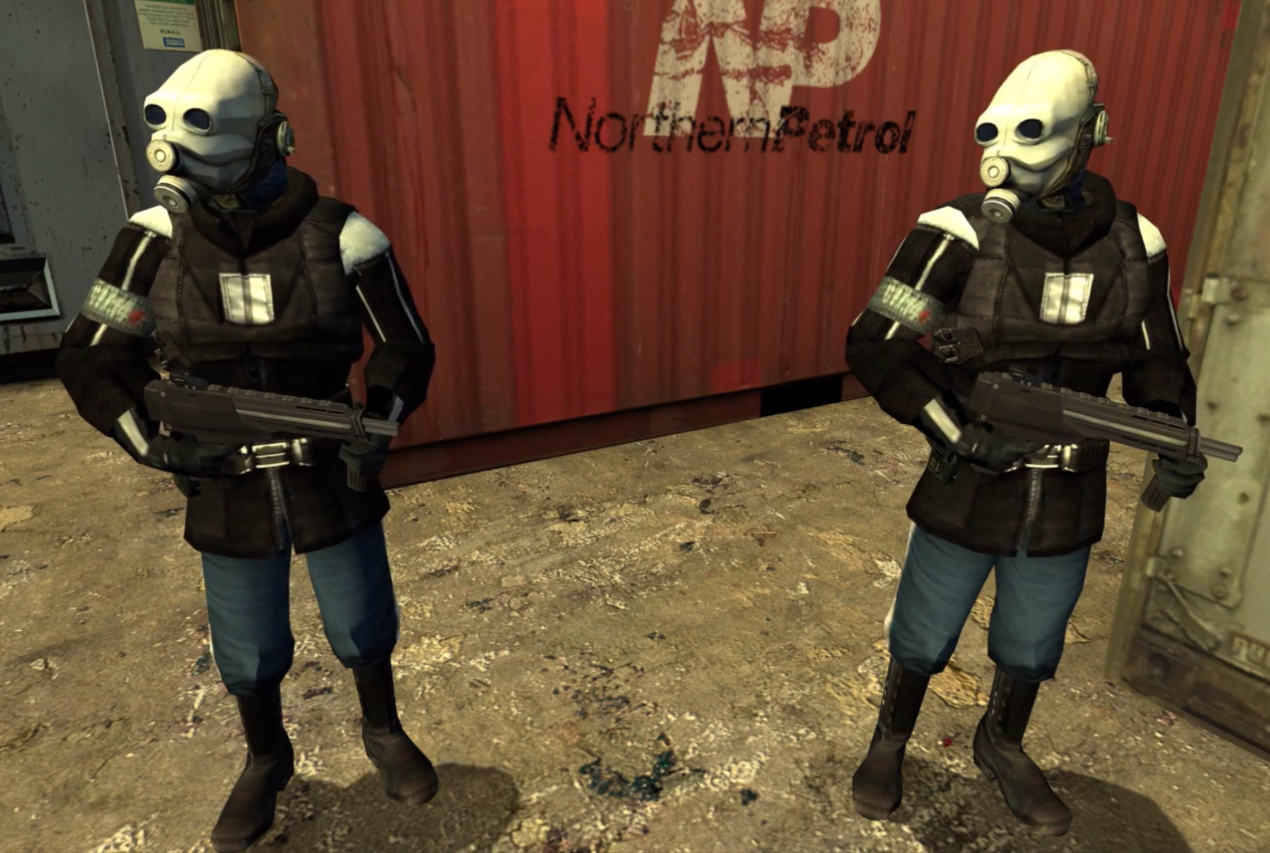 Black & Blue Metrocop Mod for Half-Life 2 | HL2 Mods