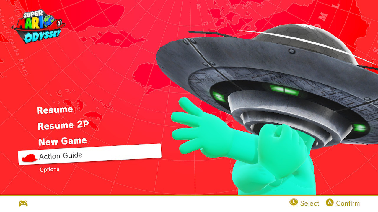 UFO Level [Super Mario Odyssey] [Mods]