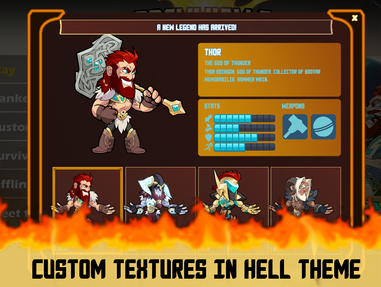 Hell UI Mod for Brawlhalla | BHalla Mods