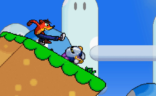 Classic Crash Skin Mod for Super Smash Bros. Crusade | SSBC Mods