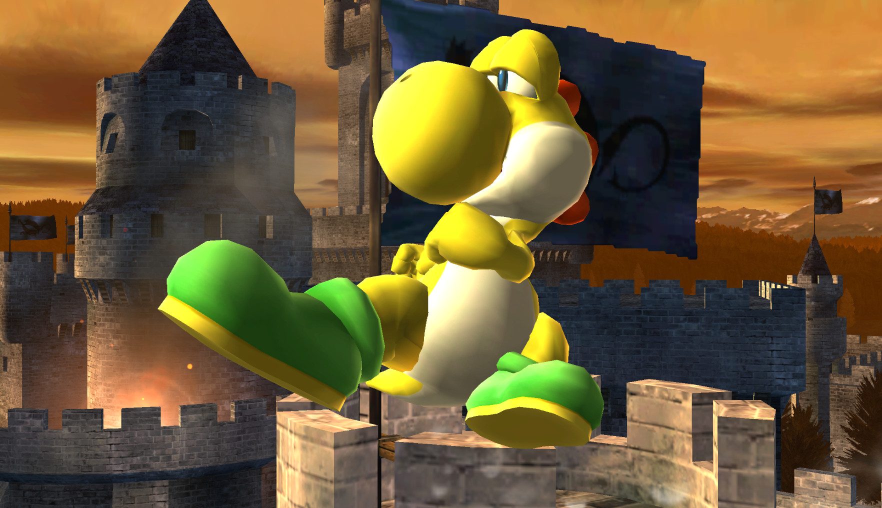 Smash 3 Yoshi [Super Smash Bros. Brawl] [Mods]