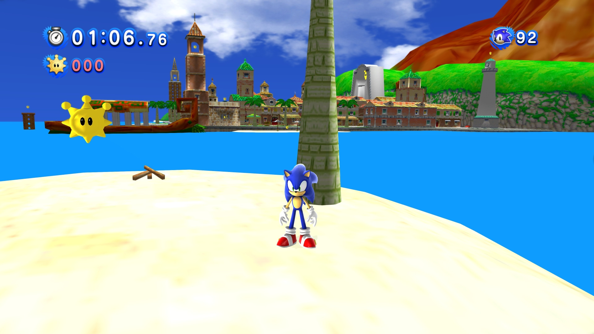 Super Mario Sunshine Delfino Plaza Stage Mod Mod for Sonic Generations ...