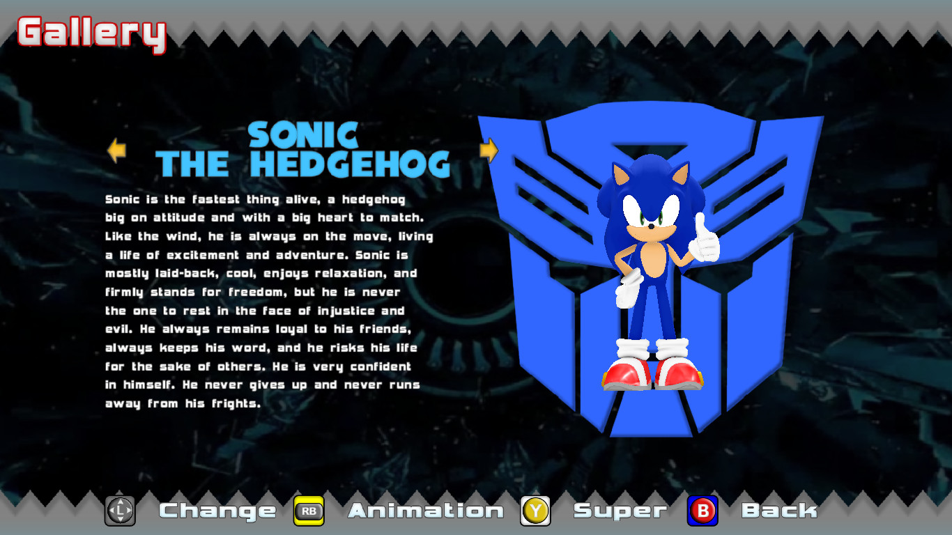 Transformers Theme Pack (G1 and Movie) Mod for Sonic World | SW Mods