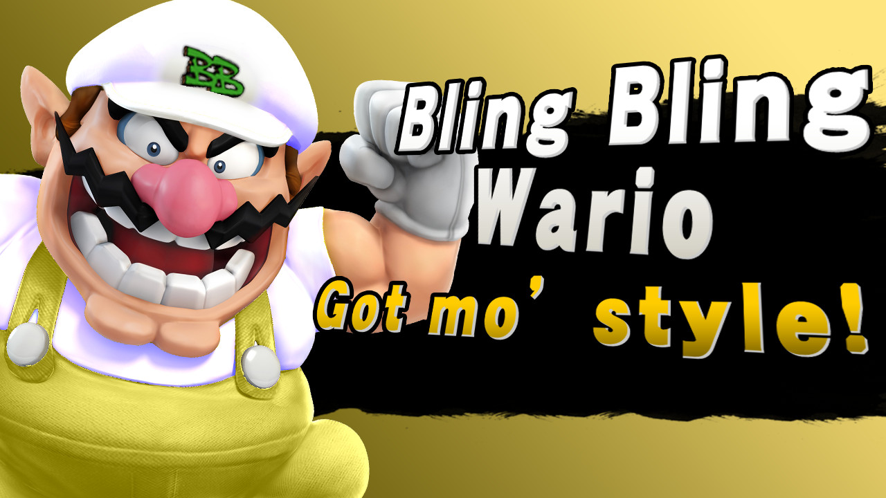 Bling Bling Wario [Super Smash Bros. (Wii U)] [Mods]