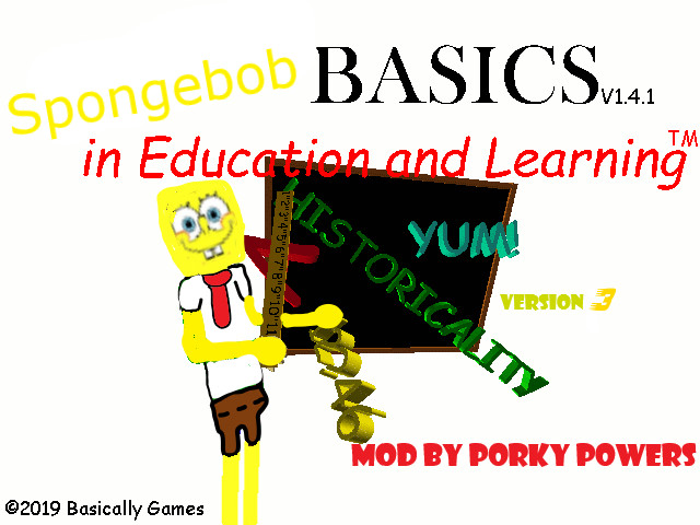 Spongebob basics [Baldi's Basics] [Mods]