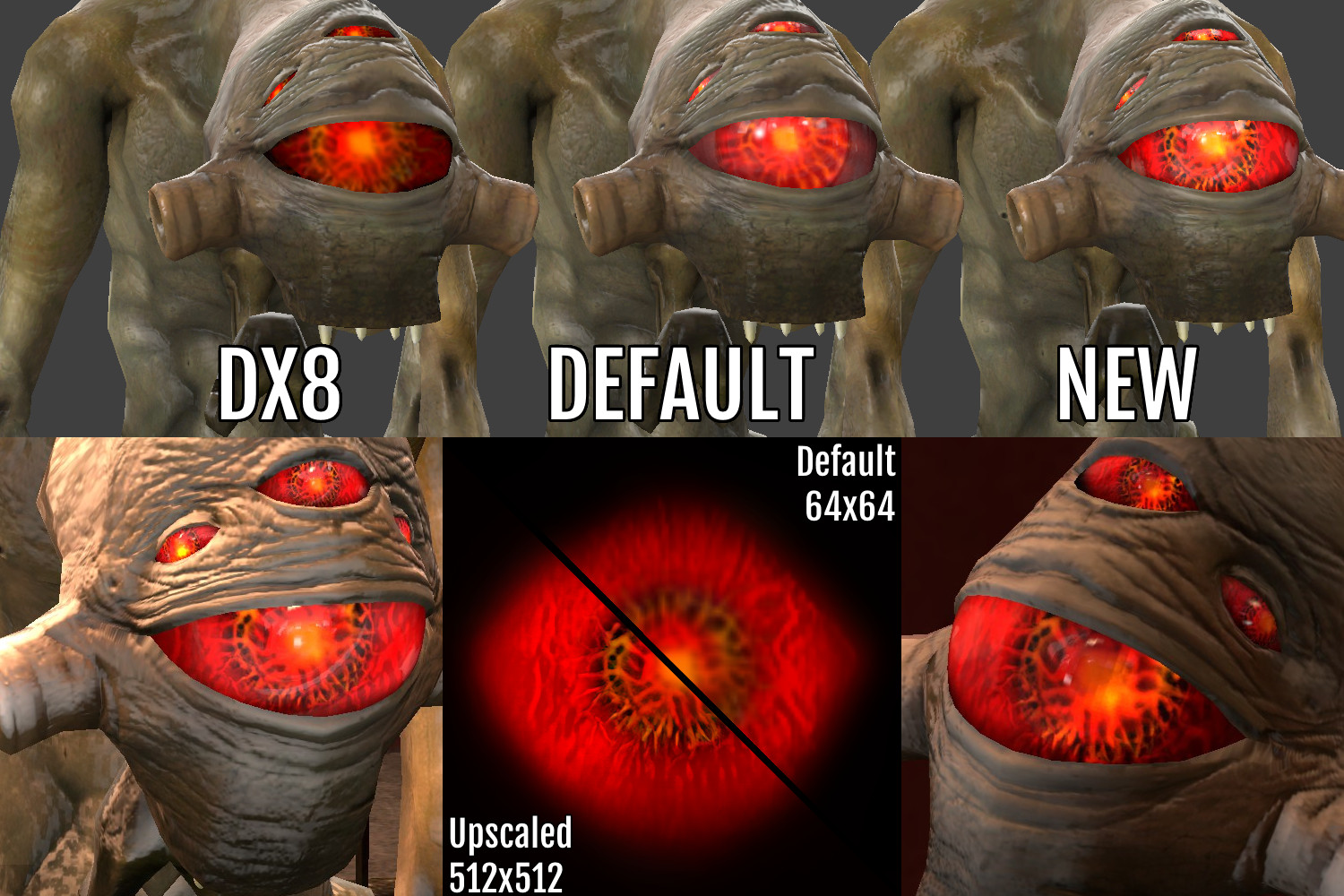 Enhanced AI Upscaled Eyes Mod for Half-Life 2 | HL2 Mods