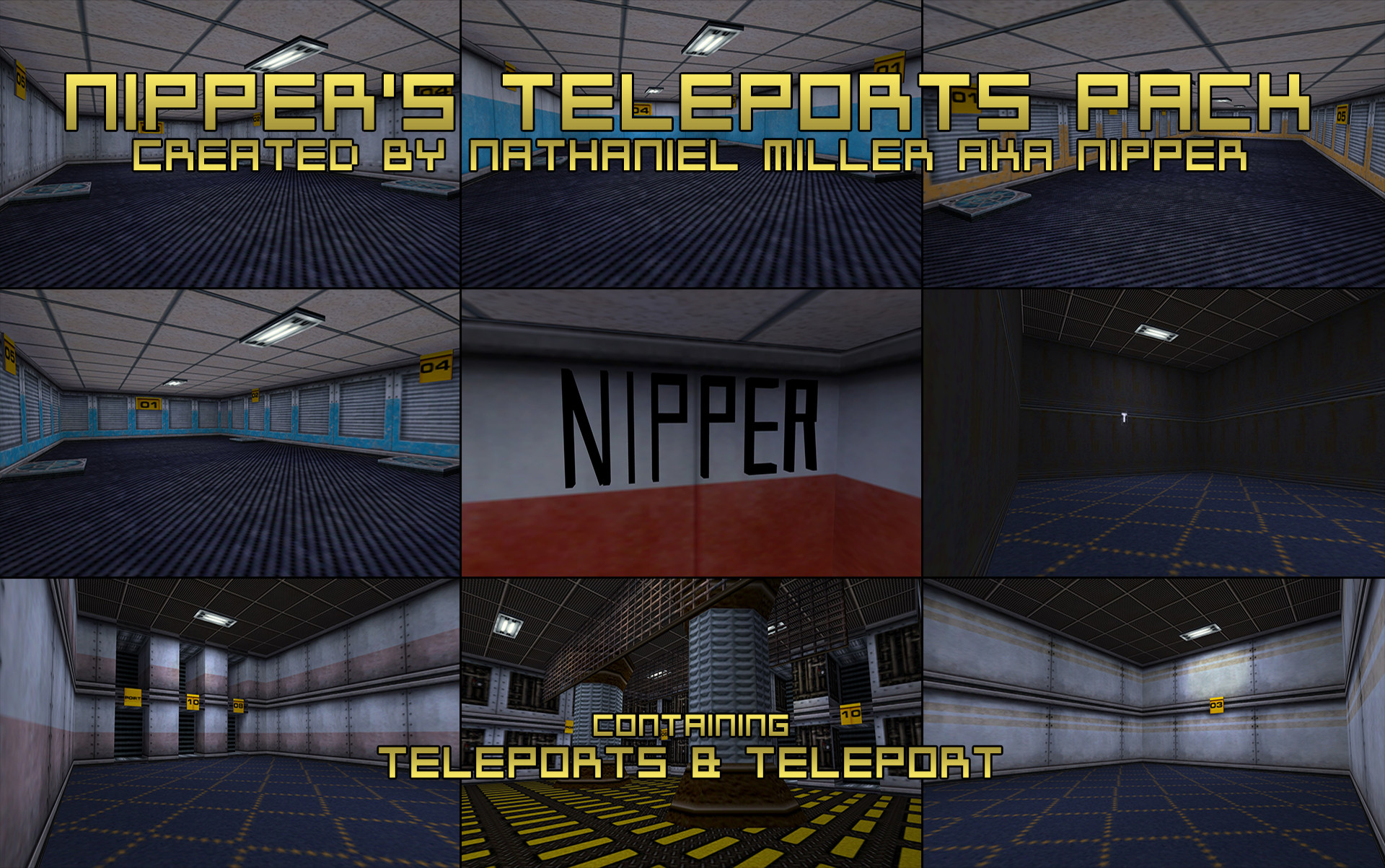 NIPPER's Teleports Pack Mod for Counter-Strike 1.6 | CS1.6 Mods