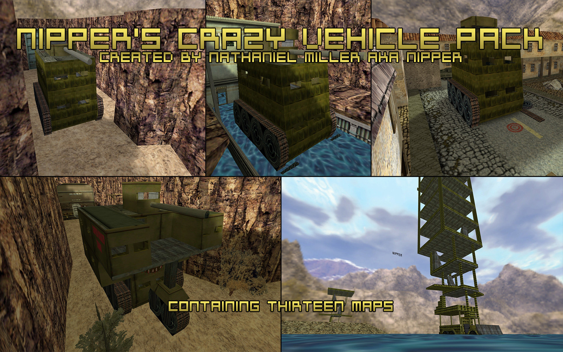 NIPPER's Crazy Vehicle Pack [Counter-Strike 1.6] [Mods]