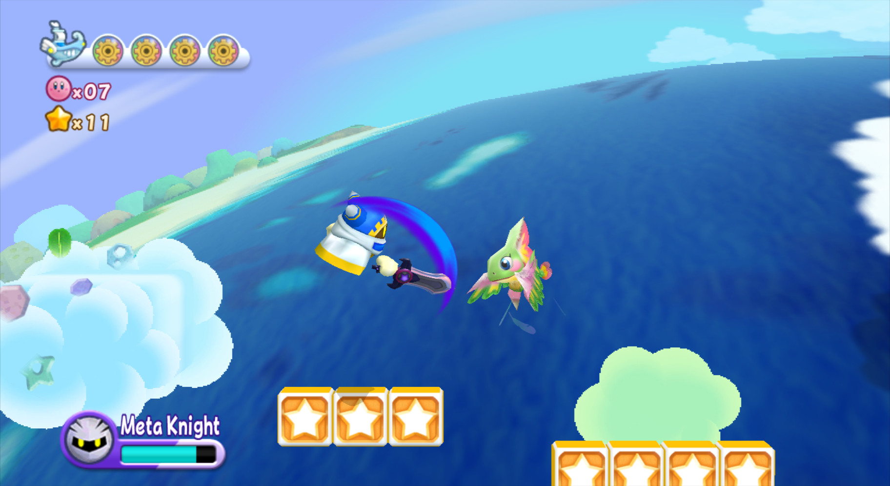 Magolor over Meta Knight [Kirby's Return to Dream Land] [Mods]