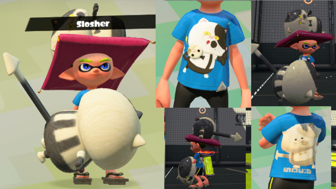 Judd The Cat's outfits and Weapon! [Splatoon 2] [Mods]