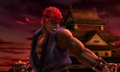 Evil Ryu texture ssf4 inspired [Super Smash Bros. (3DS)] [Mods]