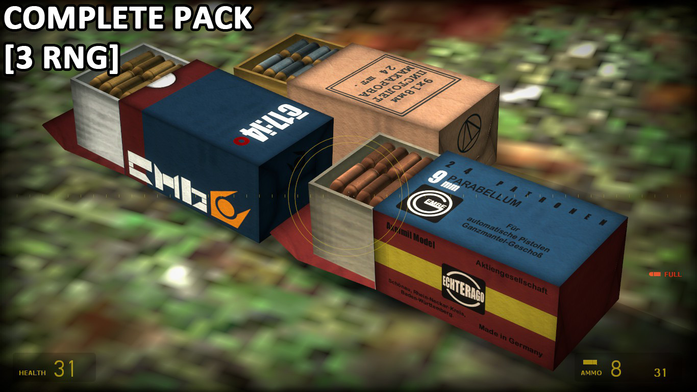 Pistol Ammo Box Reskins Mod for Half-Life 2 | HL2 Mods