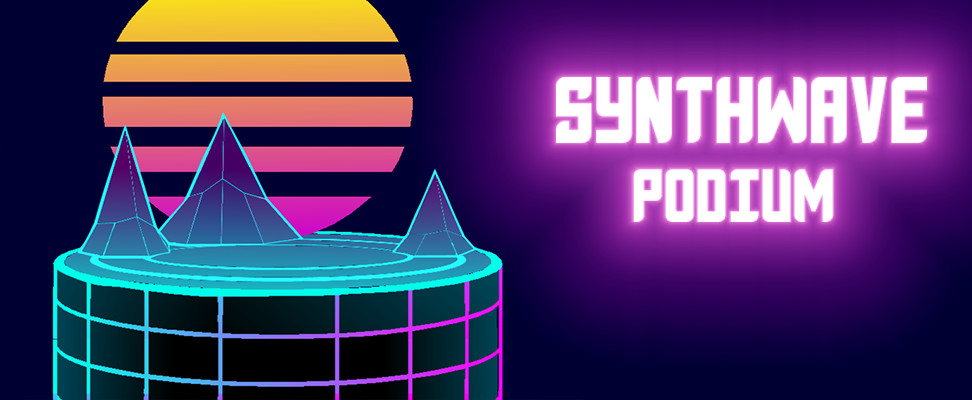 Synthwave Podium Mod for Brawlhalla | BHalla Mods