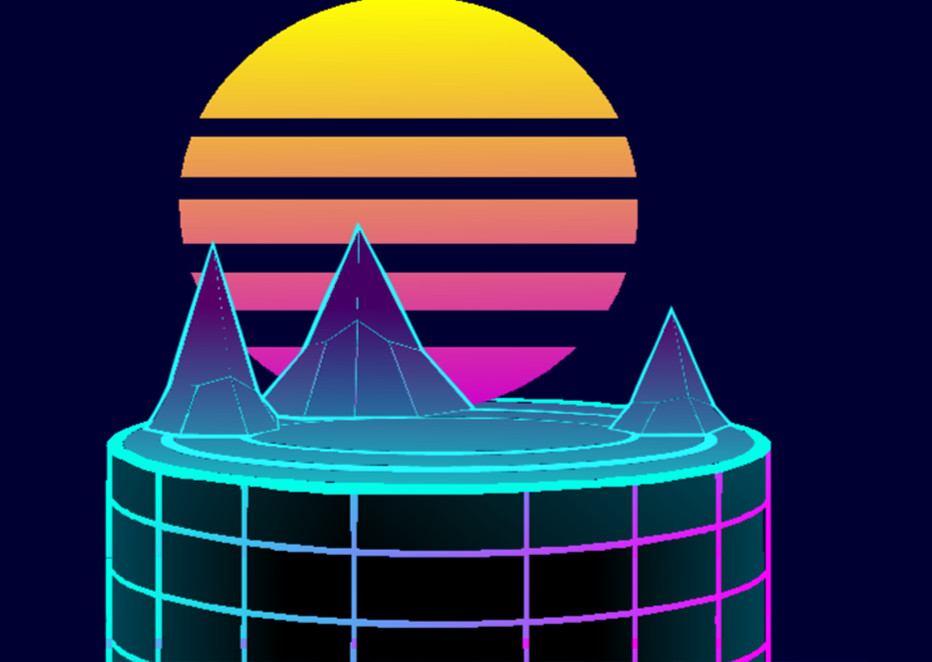 Synthwave Podium Mod for Brawlhalla | BHalla Mods