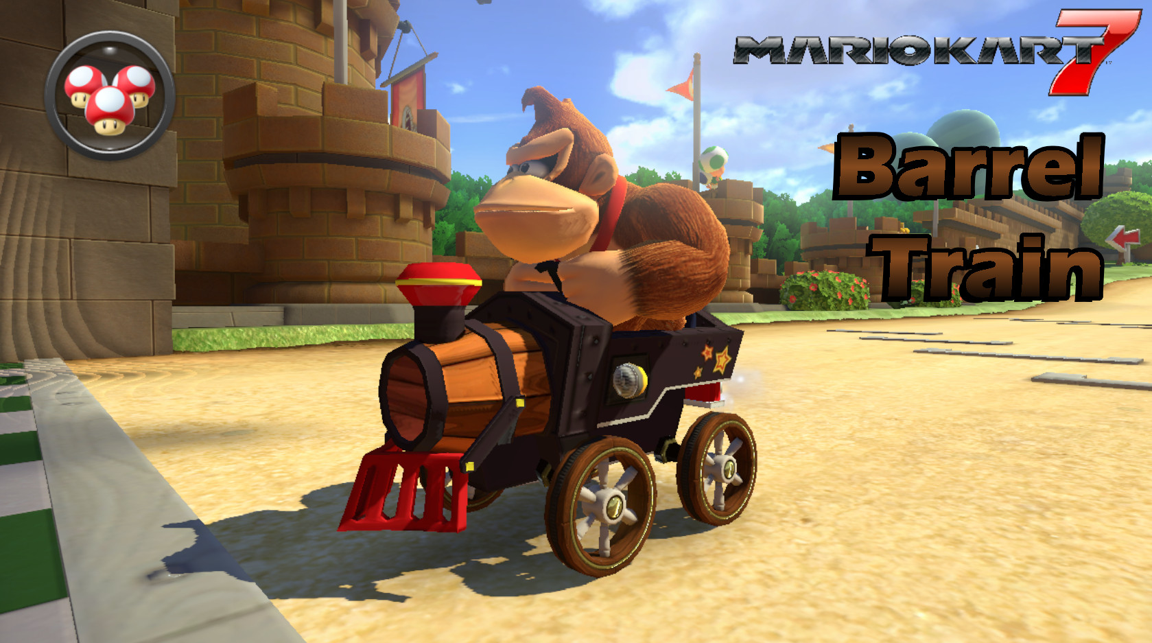 Barrel Train Mod for Mario Kart 8 | MK8 Mods