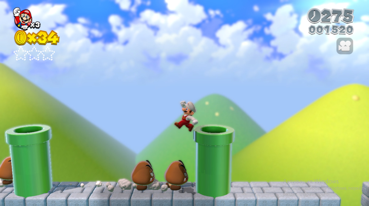 SMB 1-1 [Super Mario 3D World] [Mods]
