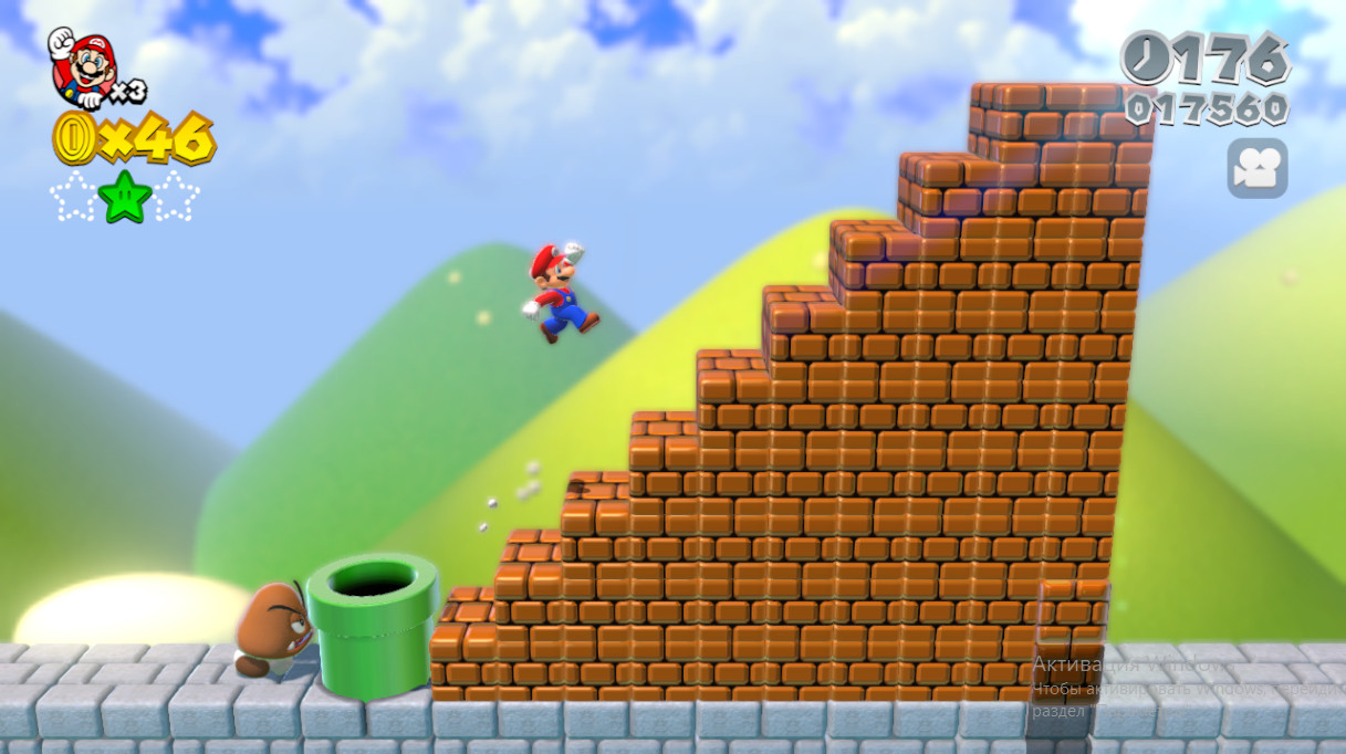 SMB 1-1 [Super Mario 3D World] [Mods]