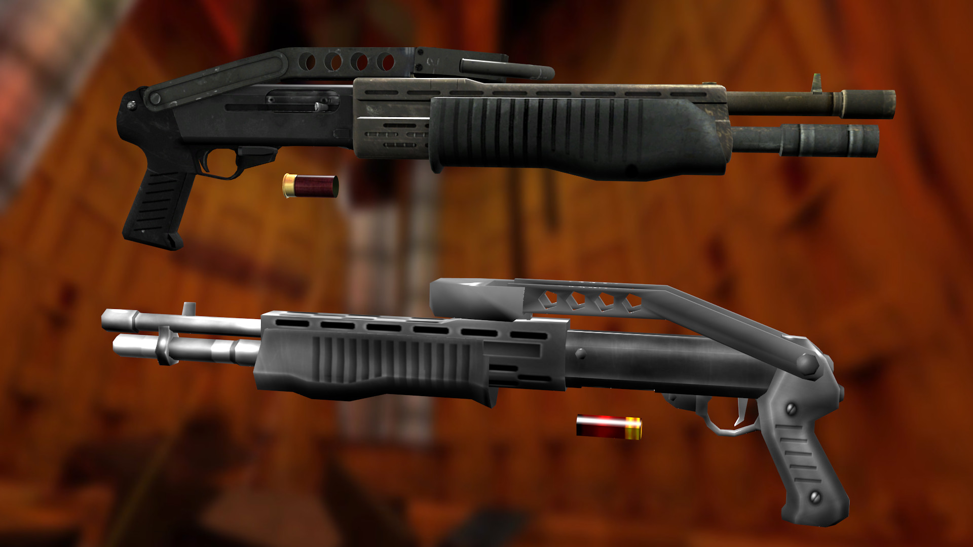 Opera/HL2+L4D2 SPAS on Cliffy's Anim - SC Ver. Mod for Sven Co-op | SC Mods