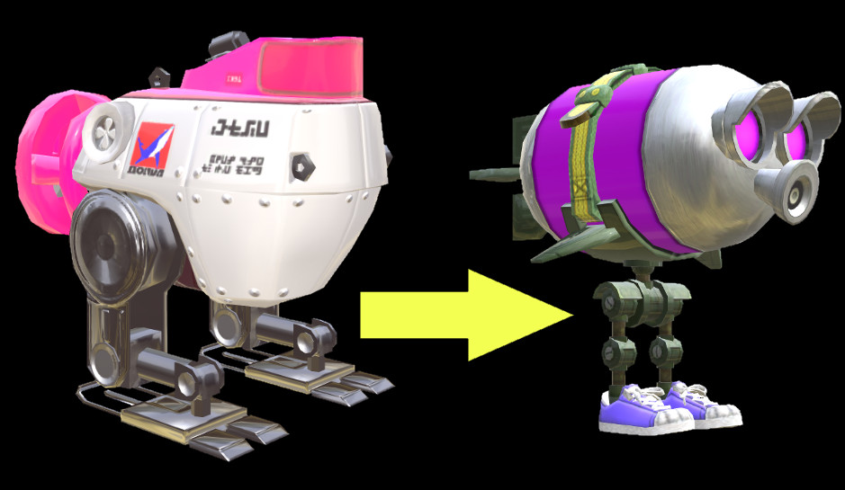 Autobombs are Octopods [Splatoon 2] [Mods]