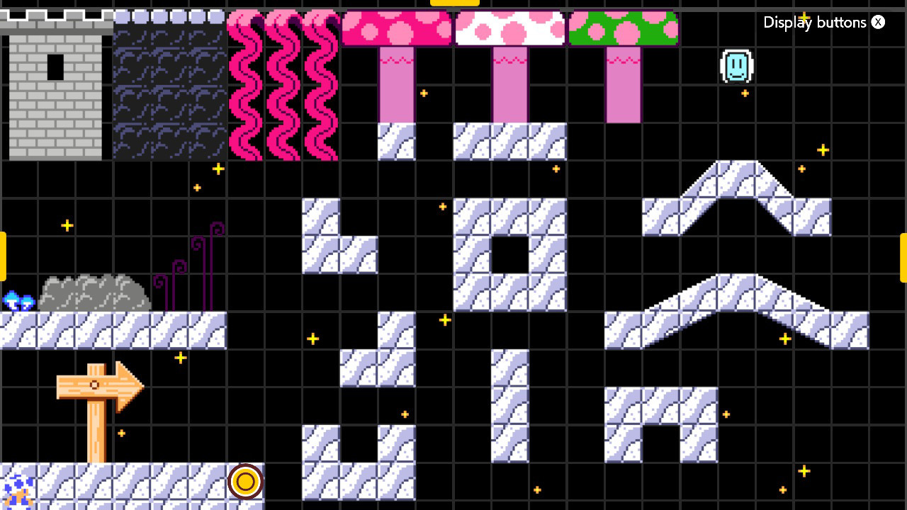 Space Theme over Night Sky Theme [Super Mario Maker 2] [Mods]