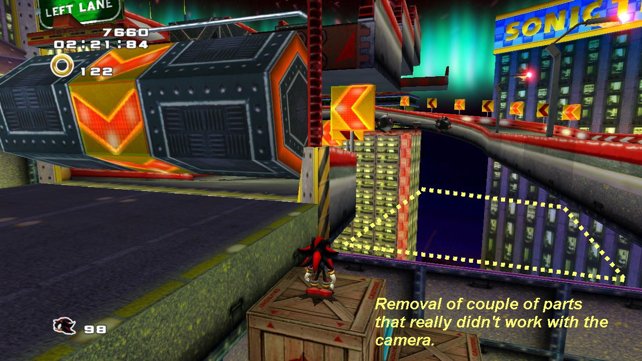 Radical Highway FEX (new routes & textures) Mod for Sonic Adventure 2 ...