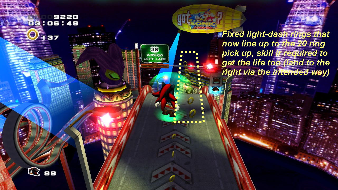 Radical Highway FEX (new routes & textures) Mod for Sonic Adventure 2 ...