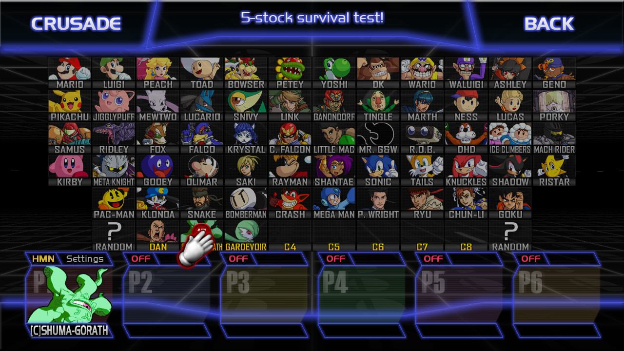 Shuma-Gorath (Marvel) (CMC+ v8) Mod for Super Smash Bros. Crusade ...