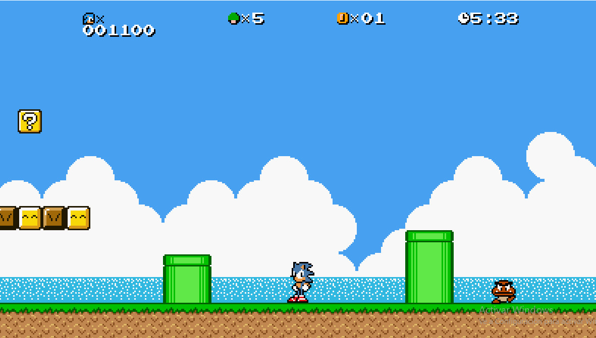 Super Mario Land 2 DX Sonic Mod for Boll Deluxe | BDX Mods