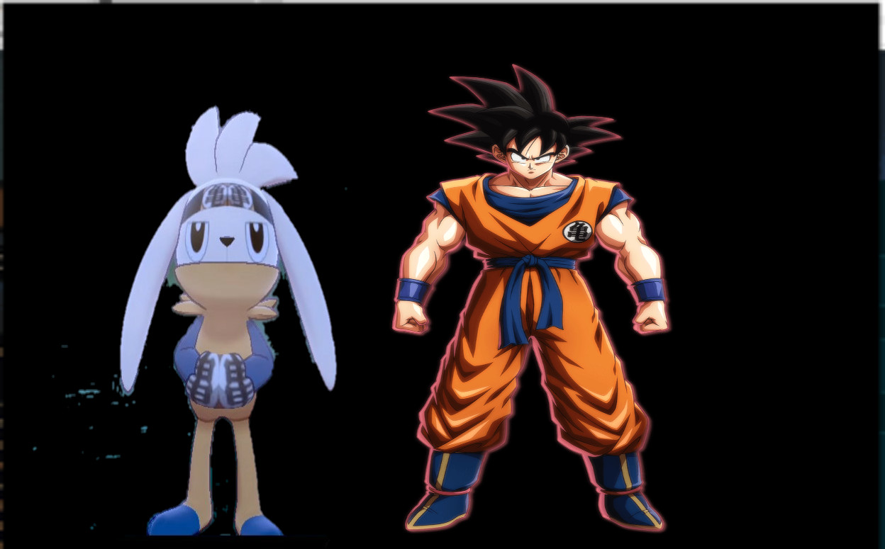 Son Goku Inspired Raboot Skin Mod for Pokemon Sword & Shield | SWSH Mods