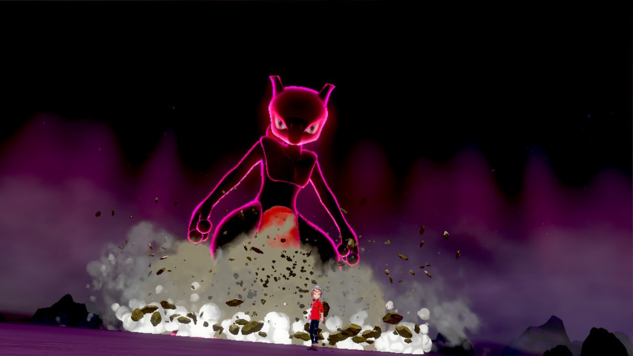 Red and Black Mewtwo [Pokemon Sword & Shield] [Mods]