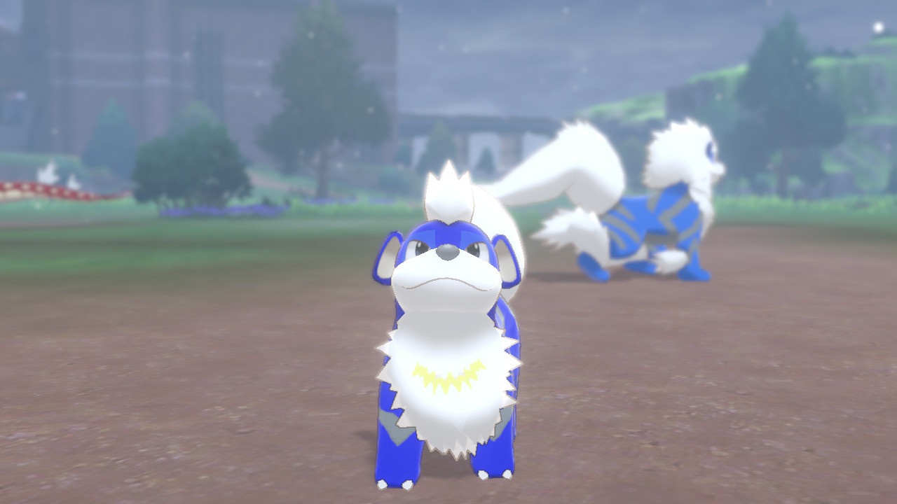 Blue growlithe Texture Mod Mod for Pokemon Sword & Shield | SWSH Mods