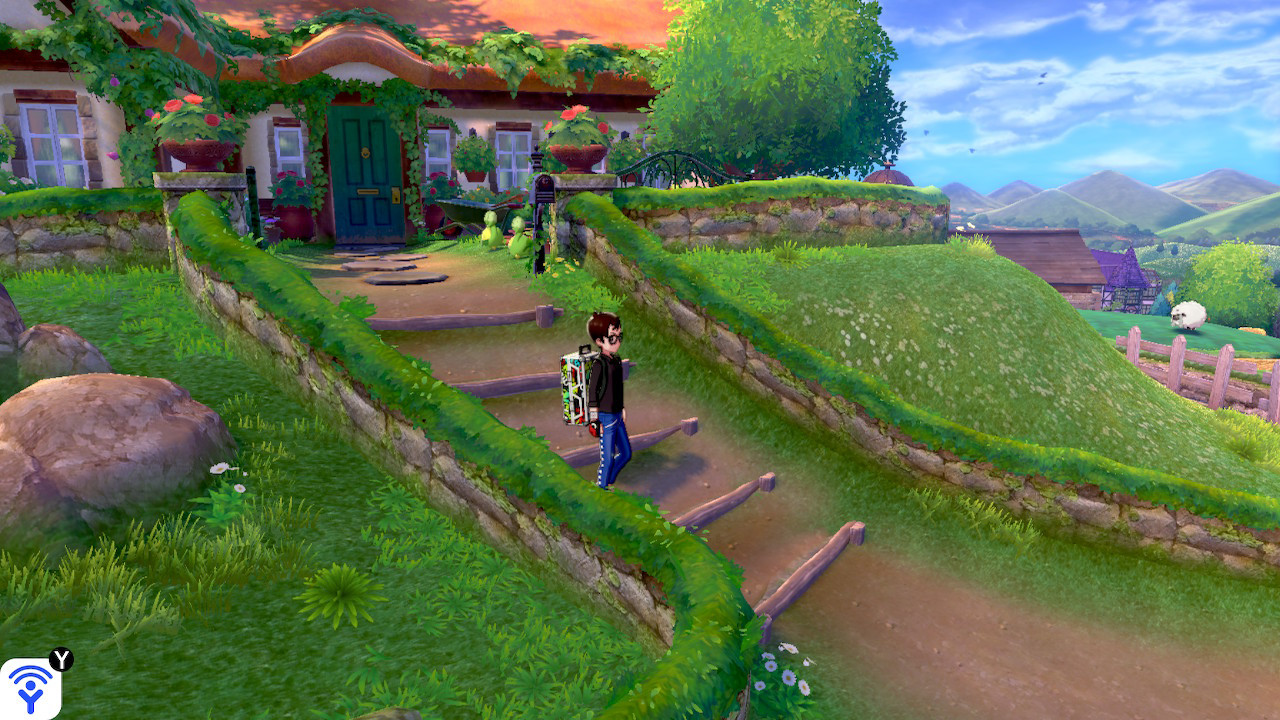 Sharpened textures (Wild Area,postwick,route 1,2) Mod for Pokemon Sword ...