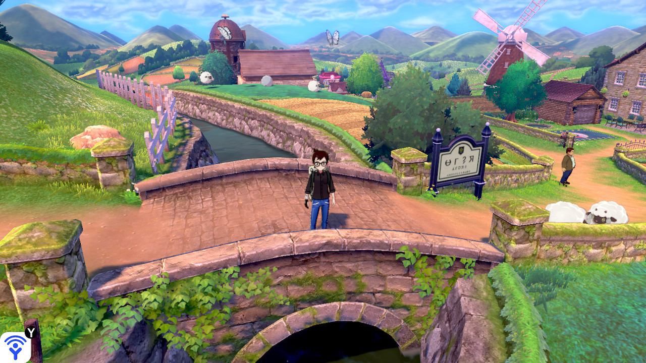 Sharpened textures (Wild Area,postwick,route 1,2) Mod for Pokemon Sword ...