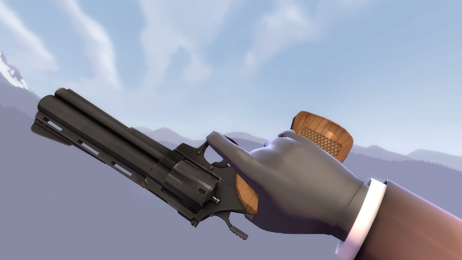 Festive Revolver Texture over Stock Mod for Team Fortress 2 | TF2 Mods
