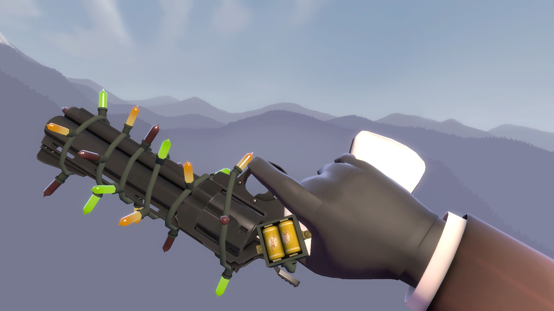 Stock Revolver Texture over Festive Mod for Team Fortress 2 | TF2 Mods