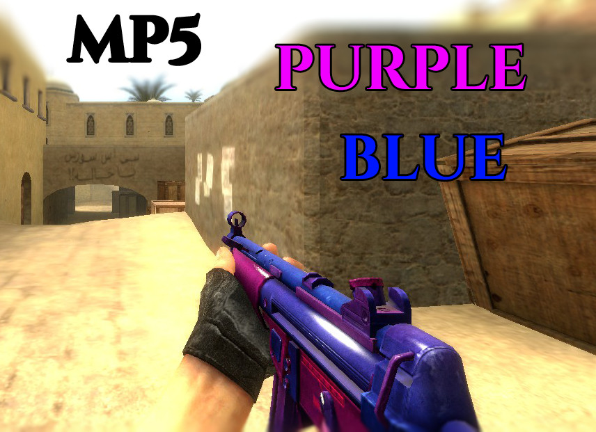 MP5 Blue Waffle Mod for Counter-Strike: Source | CS:S Mods