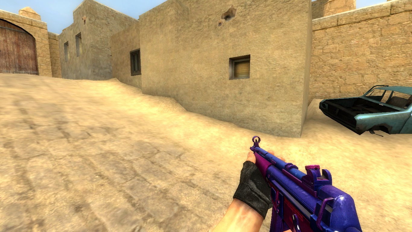 MP5 Blue Waffle Mod for Counter-Strike: Source | CS:S Mods