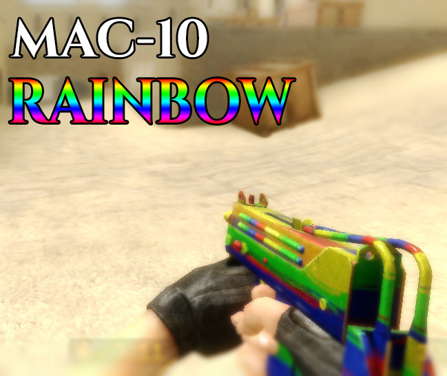 MAC-10 Rainbow Mod for Counter-Strike: Source | CS:S Mods