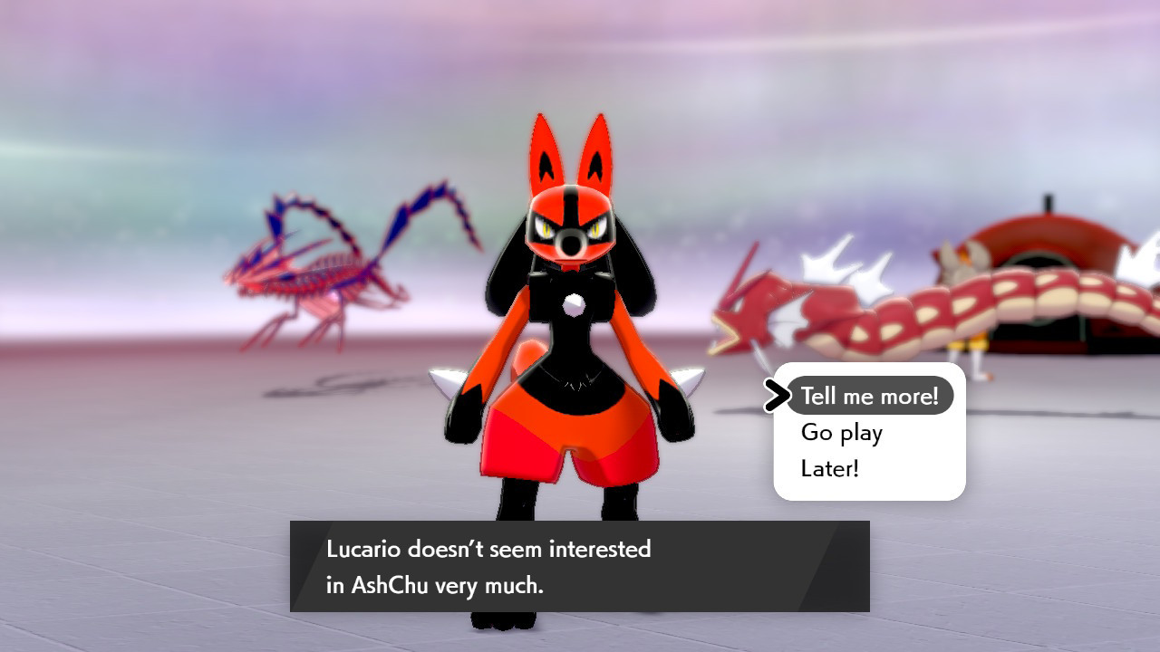 Red Lucario Skin Mod Mod for Pokemon Sword & Shield | SWSH Mods