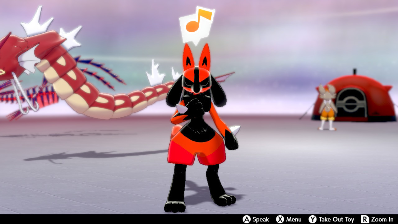 Red Lucario Skin Mod Mod for Pokemon Sword & Shield | SWSH Mods