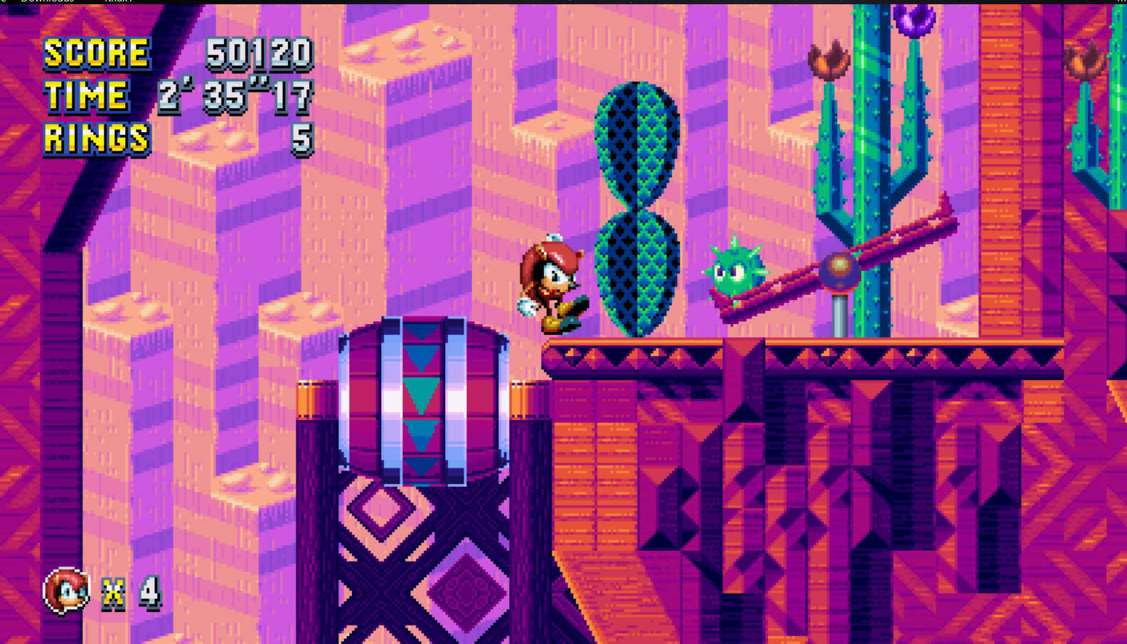 New Original Shoes Mighty Sprite Mod for Sonic Mania | SM Mods