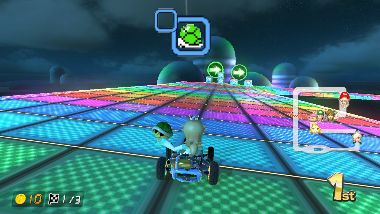 Super Mario World item storage HUD Mod for Mario Kart 8 Deluxe | MK8D Mods