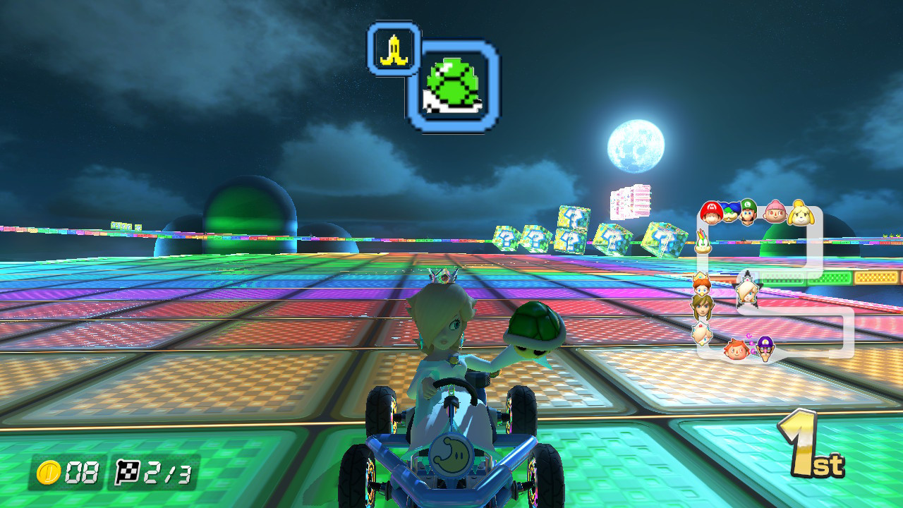 Super Mario World item storage HUD Mod for Mario Kart 8 Deluxe | MK8D Mods