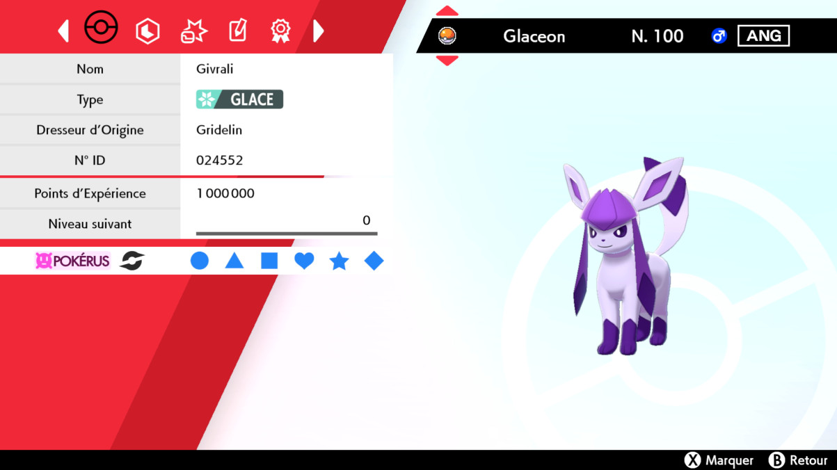 Purple Glaceon Mod for Pokemon Sword & Shield | SWSH Mods