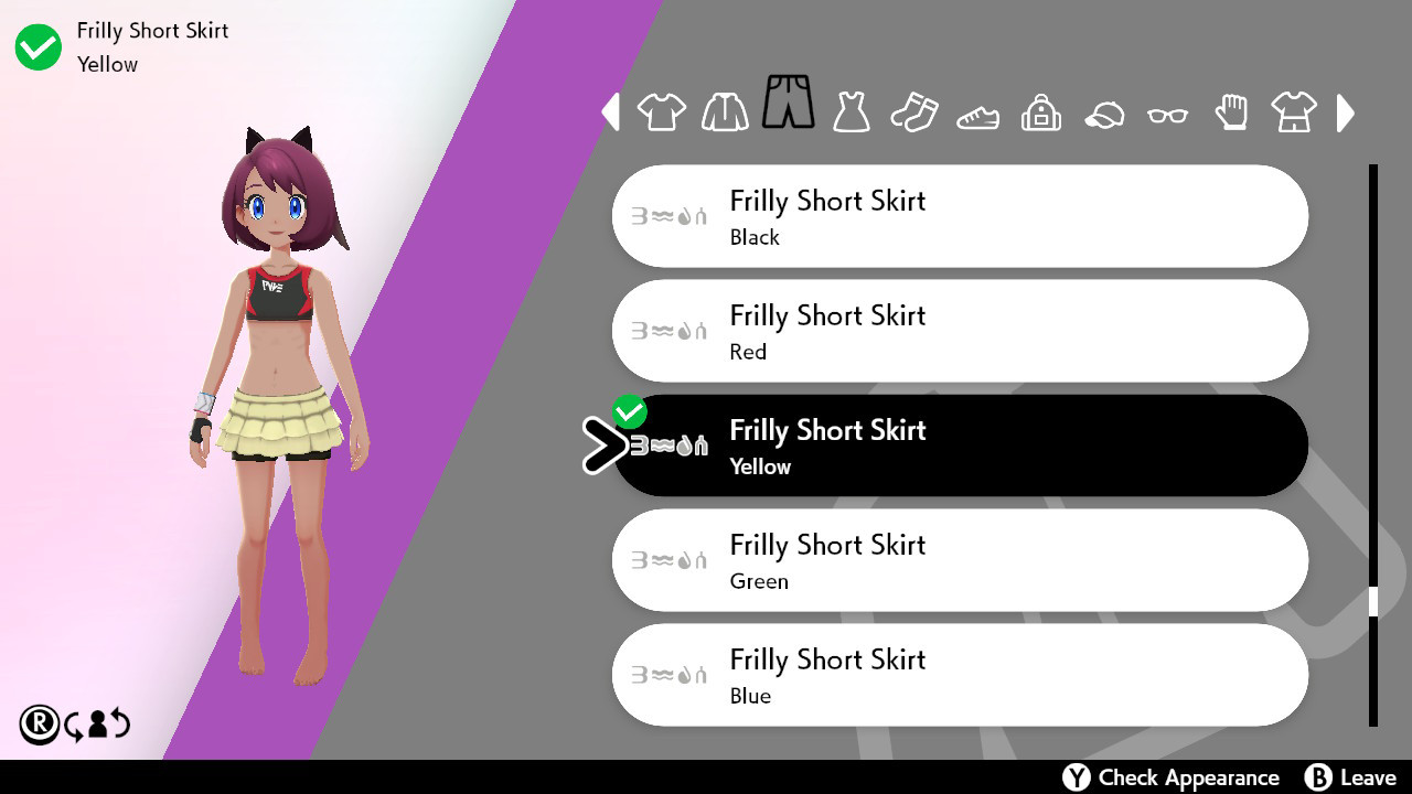 Skirts - Project Leggings Mod for Pokemon Sword & Shield | SWSH Mods