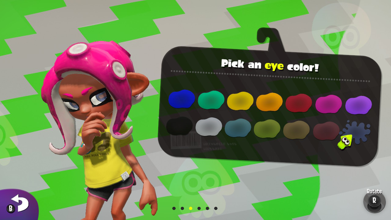 Octopus Pupils Mod for Splatoon 2 | Splatoon 2 Mods
